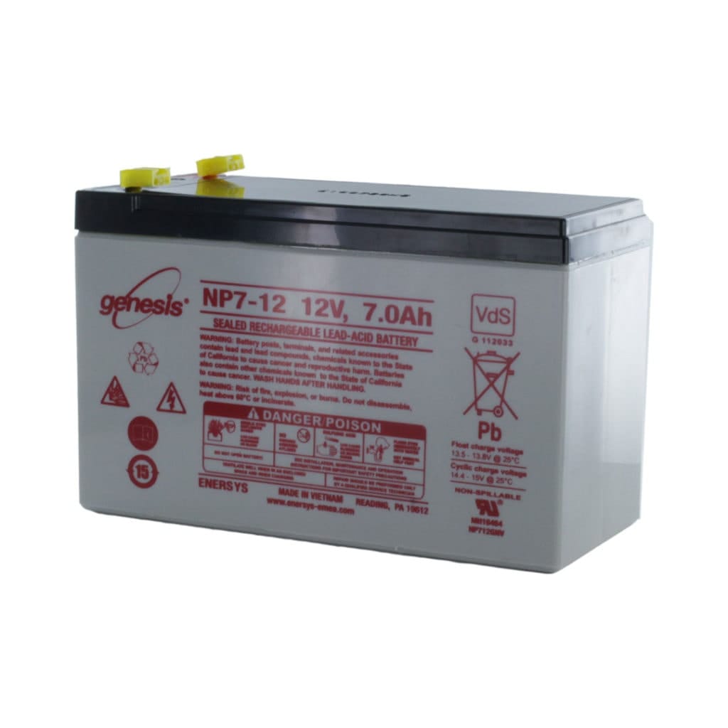 EnerSys NP7-12 Rechargeable Sealed Lead Acid (SLA) Battery - Cell Pack ...