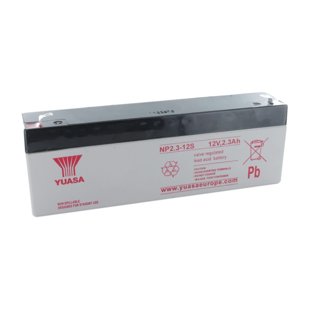 Yuasa NP2.3-12 Rechargeable Sealed Lead Acid (SLA) Battery - Cell Pack ...